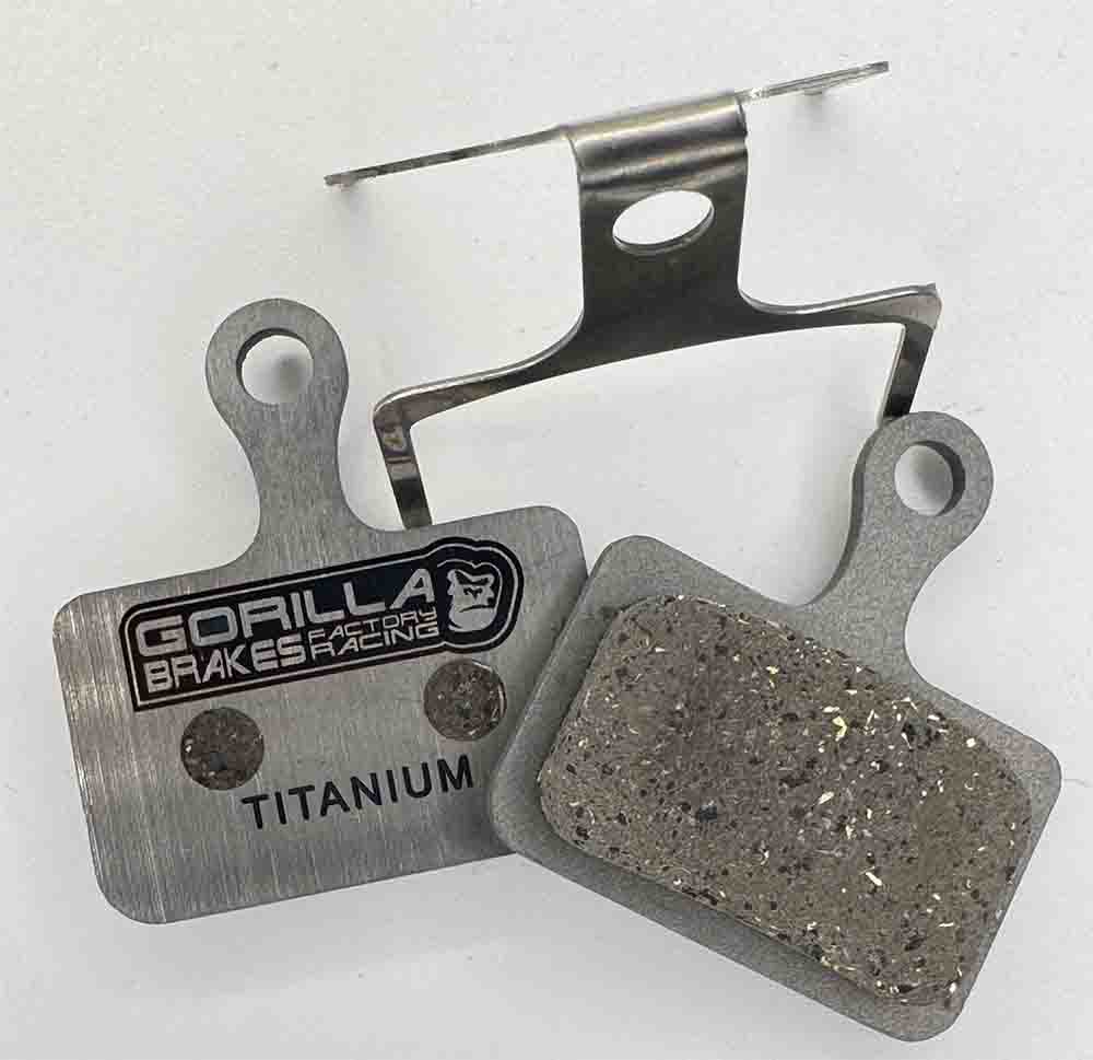 Titanium Brake Pads for SHIMANO – Ultra-Light, Silent