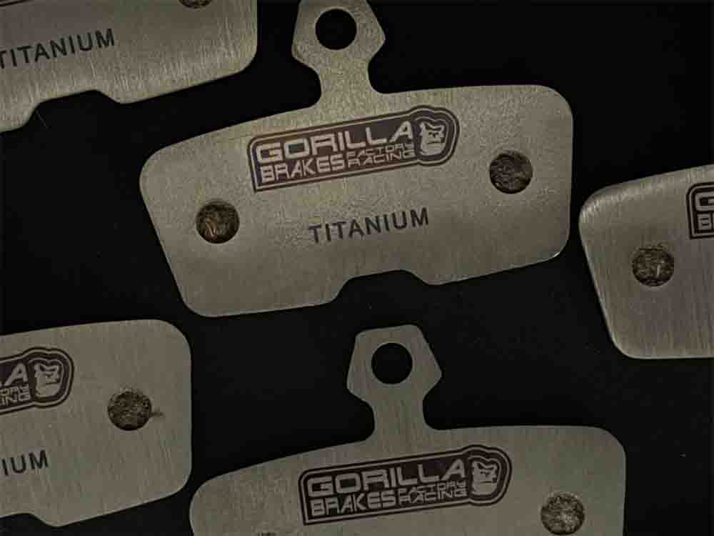 Factory Racing Titanium Brake Pads | Gorilla Brakes